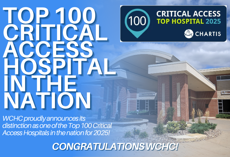 WCHC Recognized as a Top 100 Critical Access Hospital for the Third ...